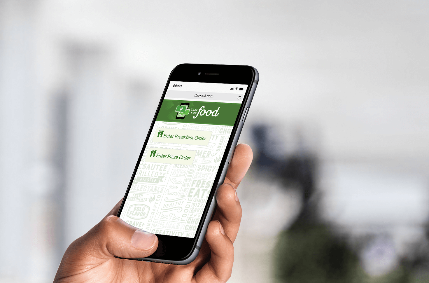 Foodservice company launches ordering via text message